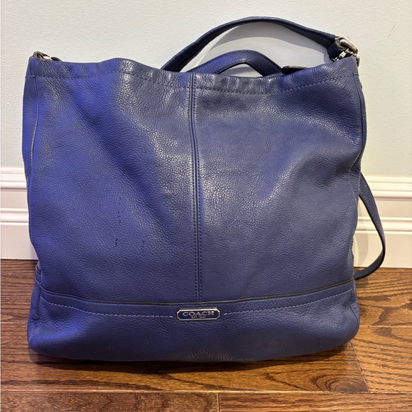 Coach | Bags | Vintage Blue Coach Bag | Poshmark